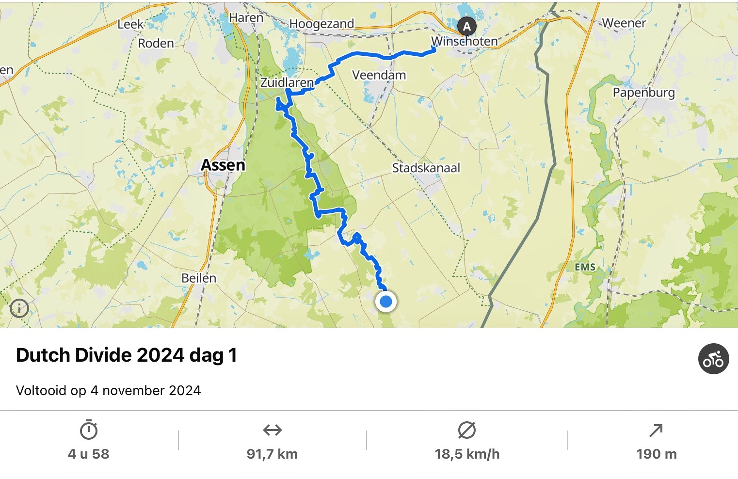 Dutch Divide 2024: Blauwe Stad -Valthe - Zeilen en Fietsen door weer en ...